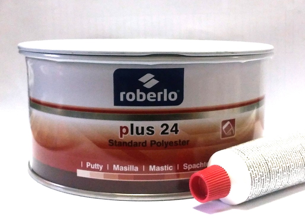 Masilla Poliester P/Repintado Automotriz Roberlo Plus 24 x 0.9Kg ...